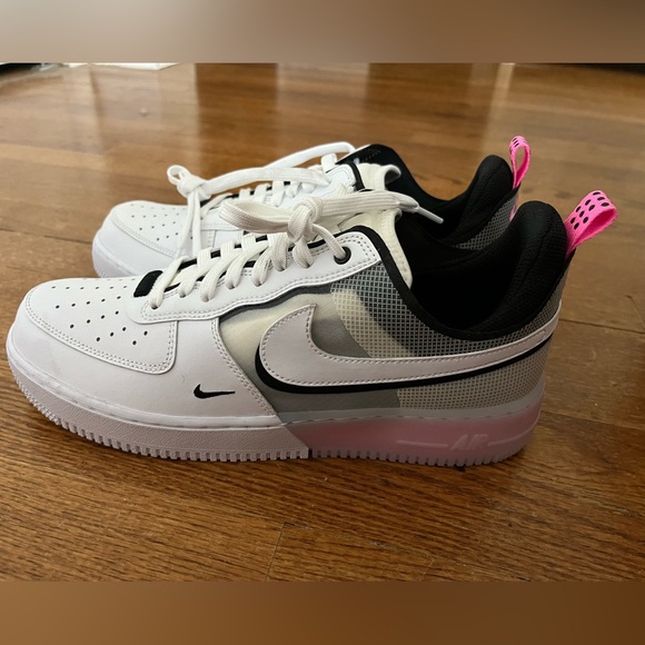 Nike | Shoes | Mens Nike Air Force React Pink Spell Sneakers | Poshmark